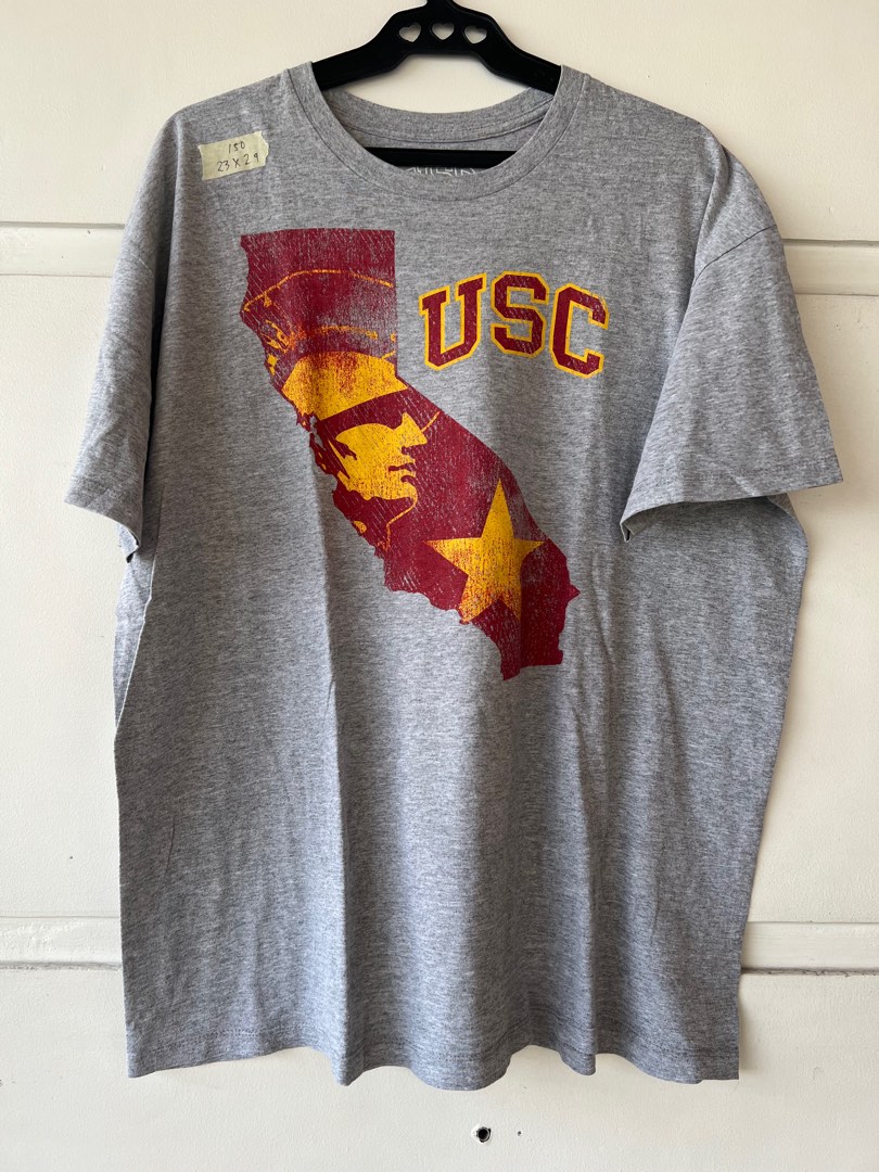 USC Shirt, Men's Fashion, Tops & Sets, Tshirts & Polo Shirts on Carousell