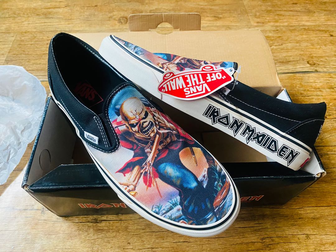 Vans X Iron Maiden NOS, Men's Fashion, Footwear, Sneakers on Carousell