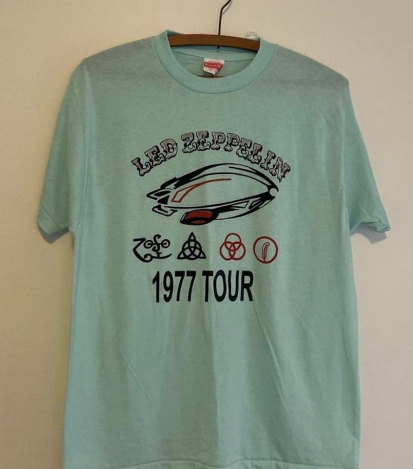 Vintage - 1980s - Led Zeppelin, Men's Fashion, Tops & Sets, Tshirts ...
