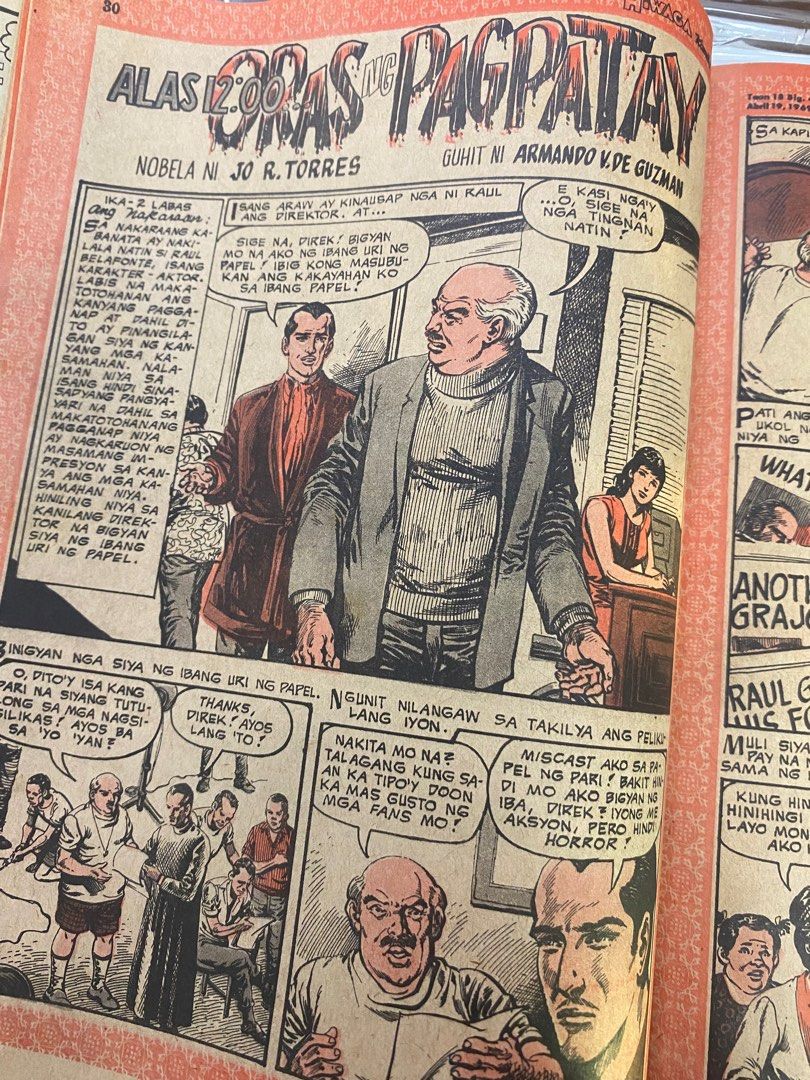 Vintage Antique Tagalog Komiks Magasin - HIWAGA ABRIL 19, 1969 LUIS ...