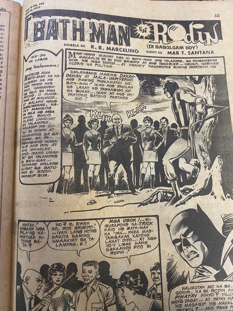 Vintage Antique Tagalog Komiks Magasin - HIWAGA ABRIL 19, 1969 LUIS ...