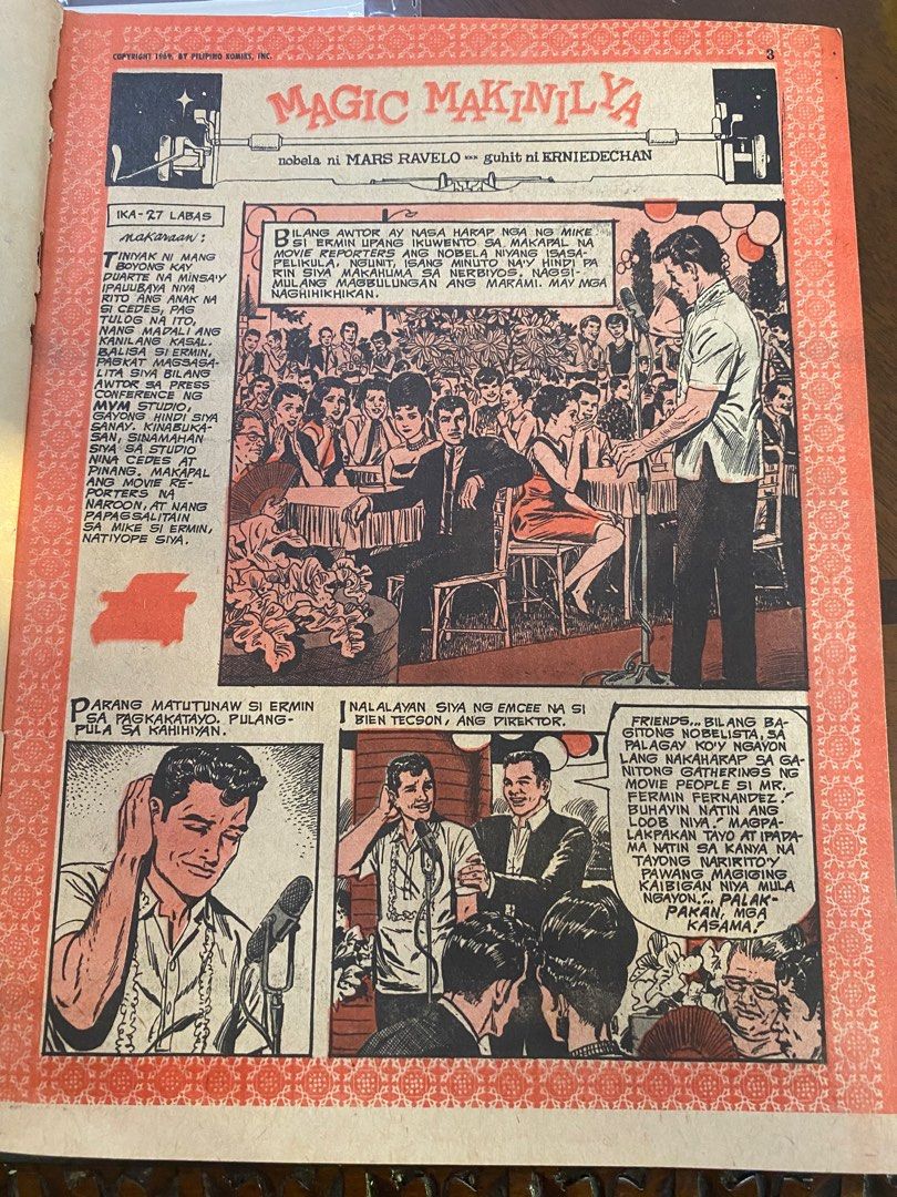 Vintage Antique Tagalog Komiks Magasin - HIWAGA ABRIL 19, 1969 LUIS ...