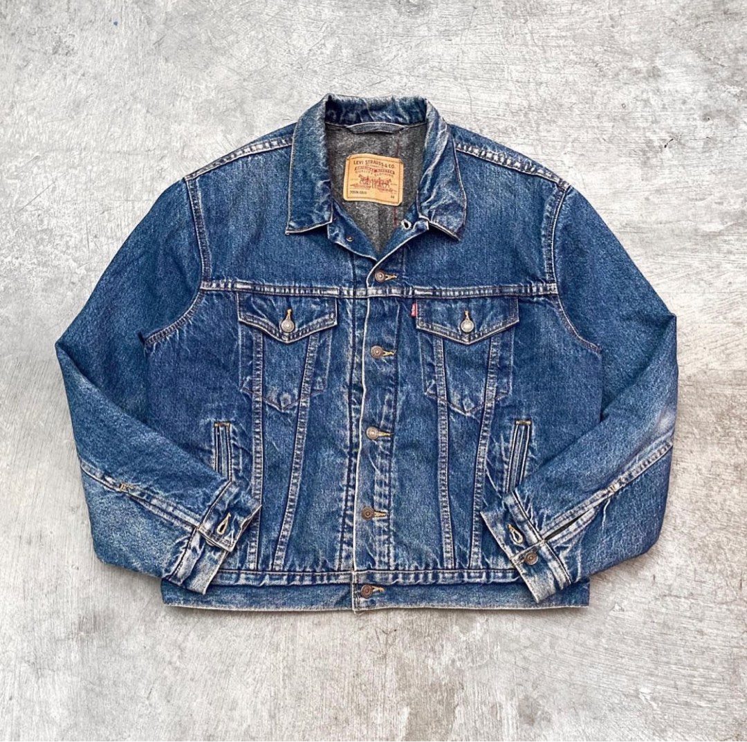Vintage Levis 70506-0316 Type III Blanket Lined Denim Jacket, Men's Fashion, Coats, Jackets and ...