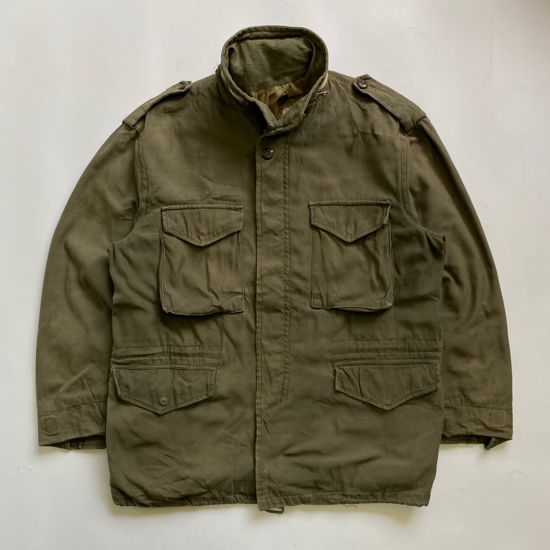 Vintage M65 Field Jacket OG 107 Military US Coat, Men's Fashion, Coats ...