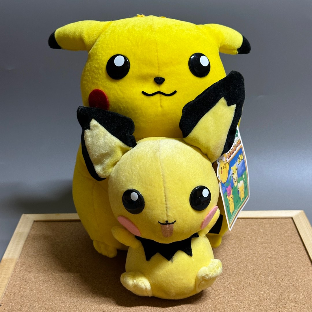 Vintage Pokemon Pikachu with Pichu DX Plush 22cm - Php 950, Hobbies ...