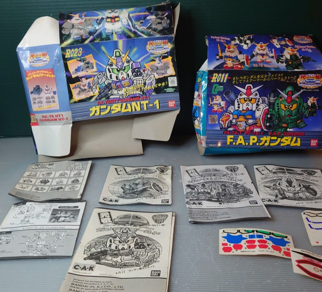 Vintage SD Gundam runner/sprue, Hobbies & Toys, Toys & Games on Carousell