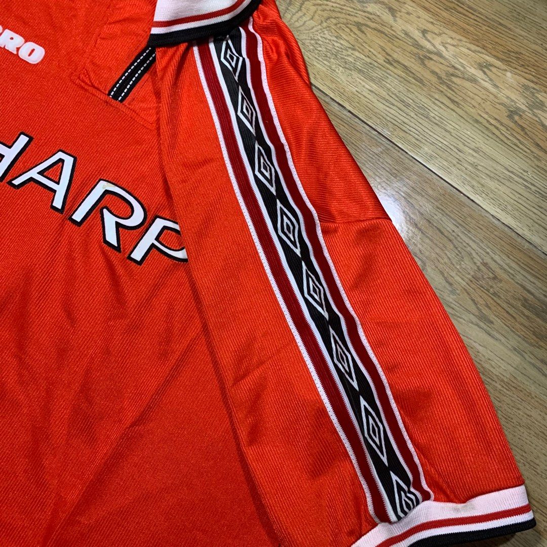 Vintage Sharp Manchester United Football Jersey, Men's Fashion, Tops ...