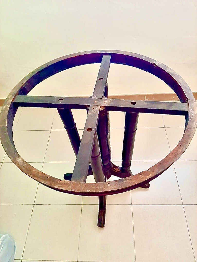 Vintage table base - no top, Furniture & Home Living, Furniture, Tables ...