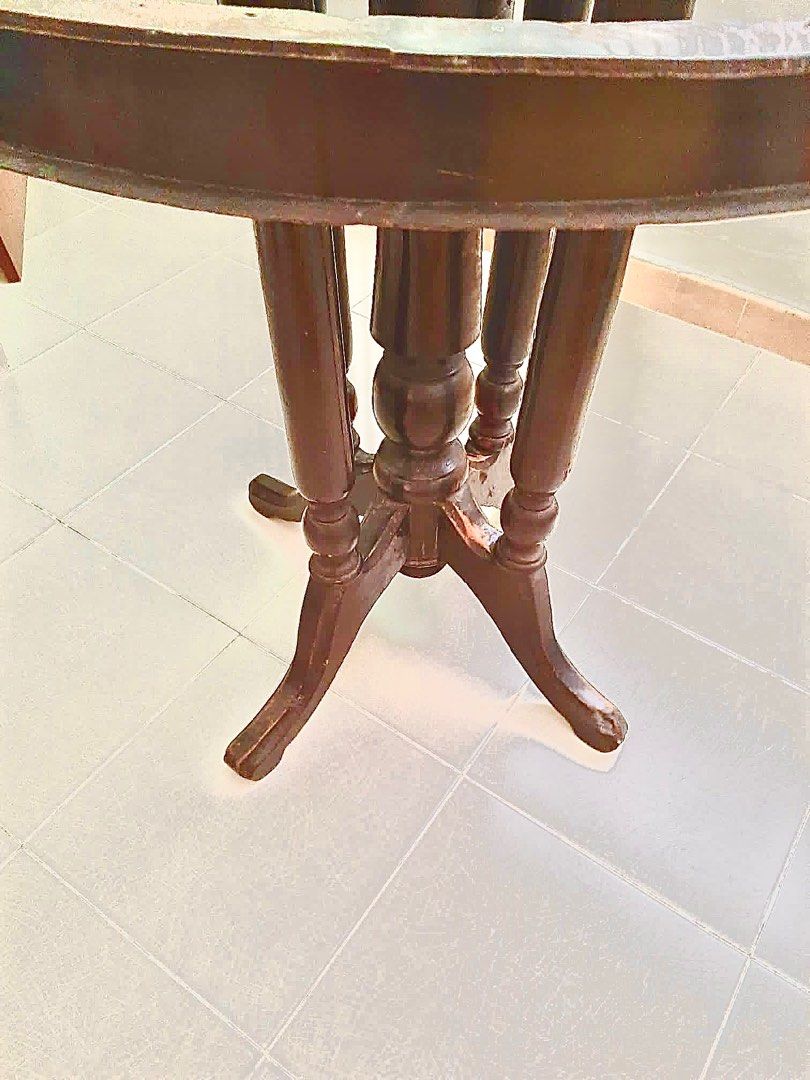 Vintage table base - no top, Furniture & Home Living, Furniture, Tables ...