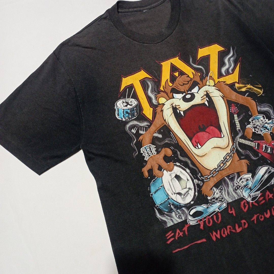 VINTAGE TAZ LOONEY TUNES, Men's Fashion, Tops & Sets, Tshirts & Polo ...