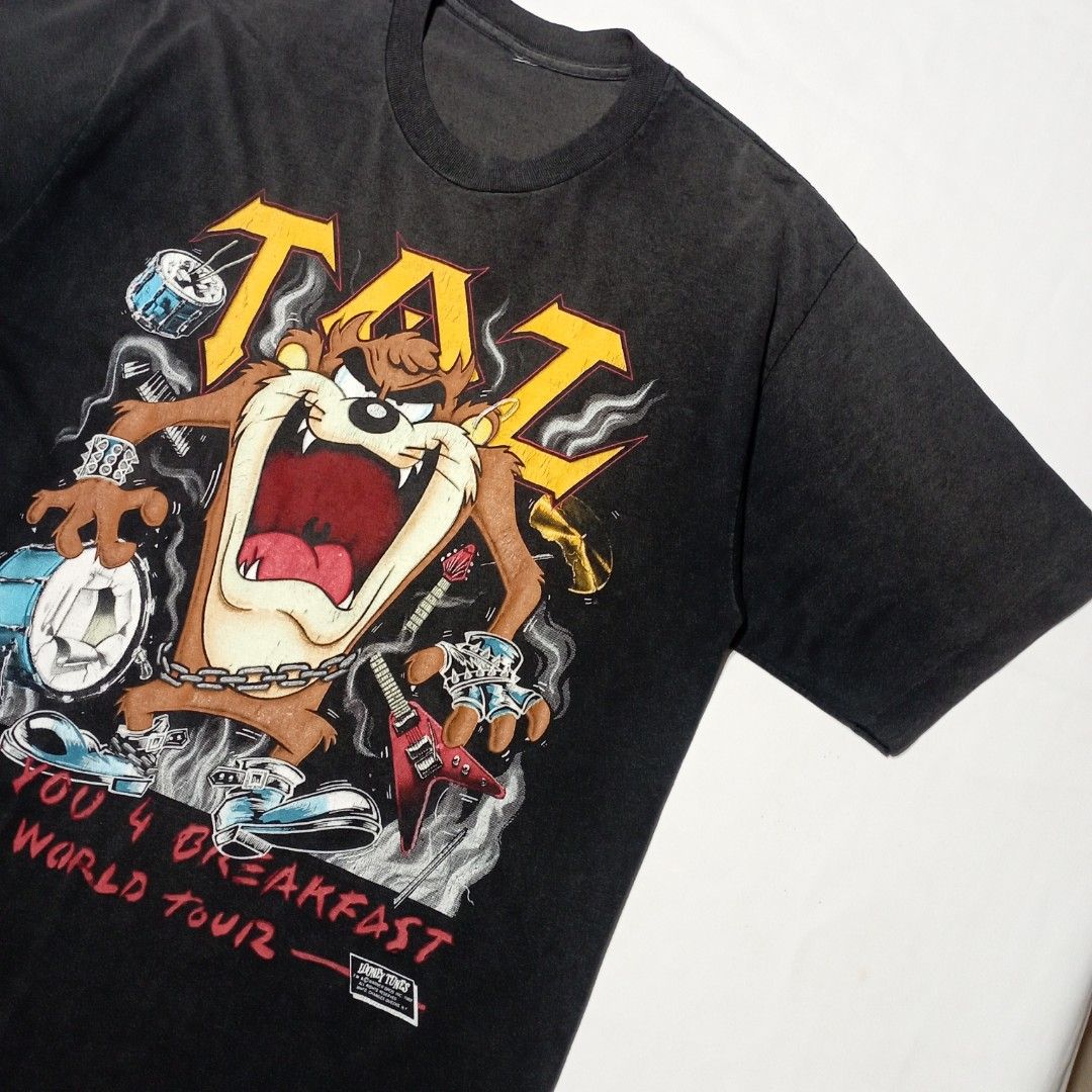 VINTAGE TAZ LOONEY TUNES, Men's Fashion, Tops & Sets, Tshirts & Polo ...