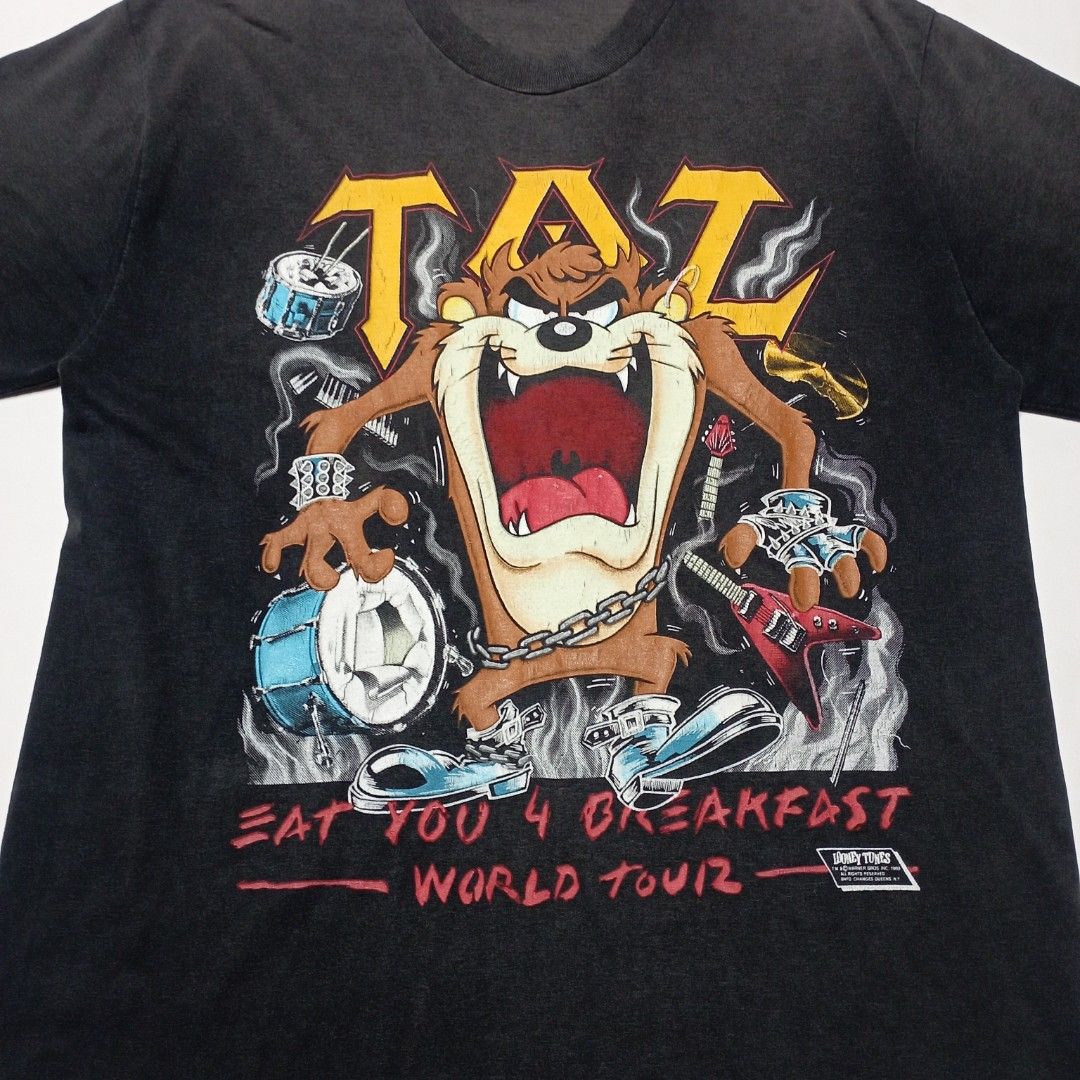 VINTAGE TAZ LOONEY TUNES, Men's Fashion, Tops & Sets, Tshirts & Polo ...