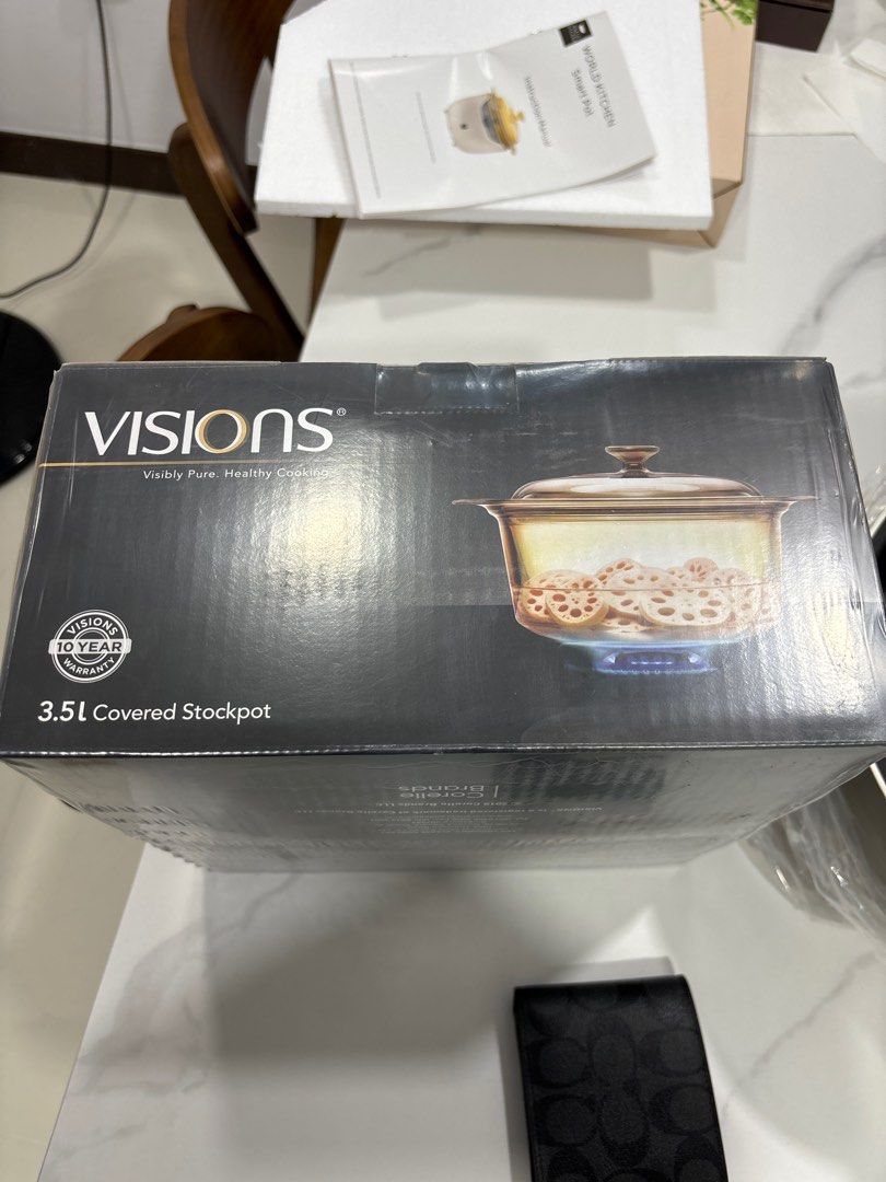 Vision cooking pot 3.5L stockpot, TV & Home Appliances, Kitchen ...