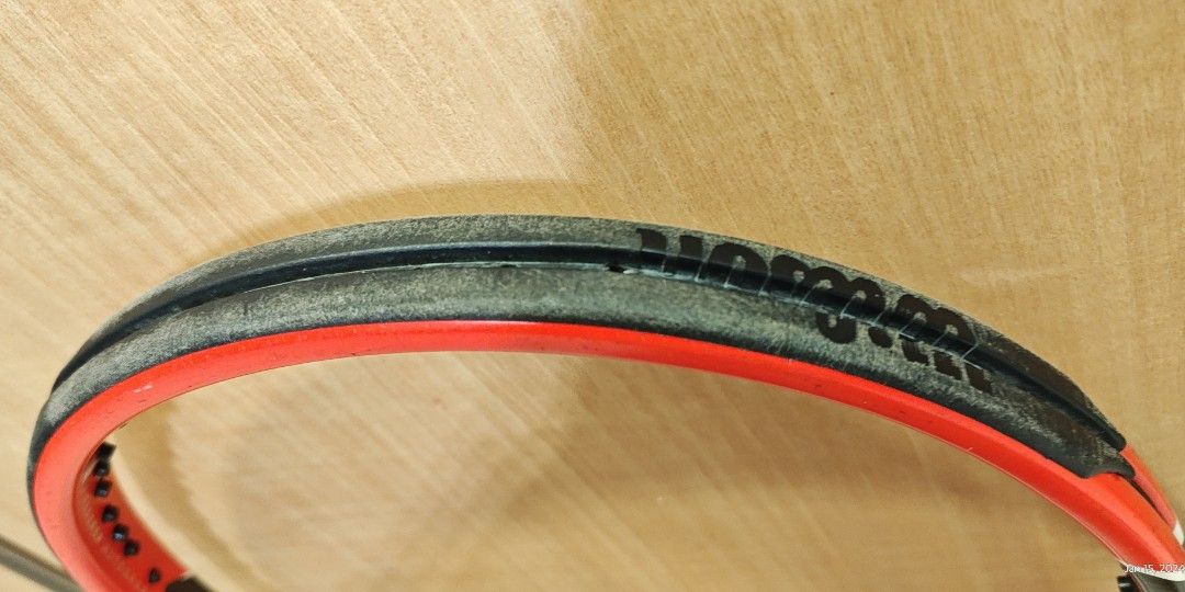 Wilson Pro Staff RF97 Autograph v10 Racquet, Sports Equipment, Sports ...