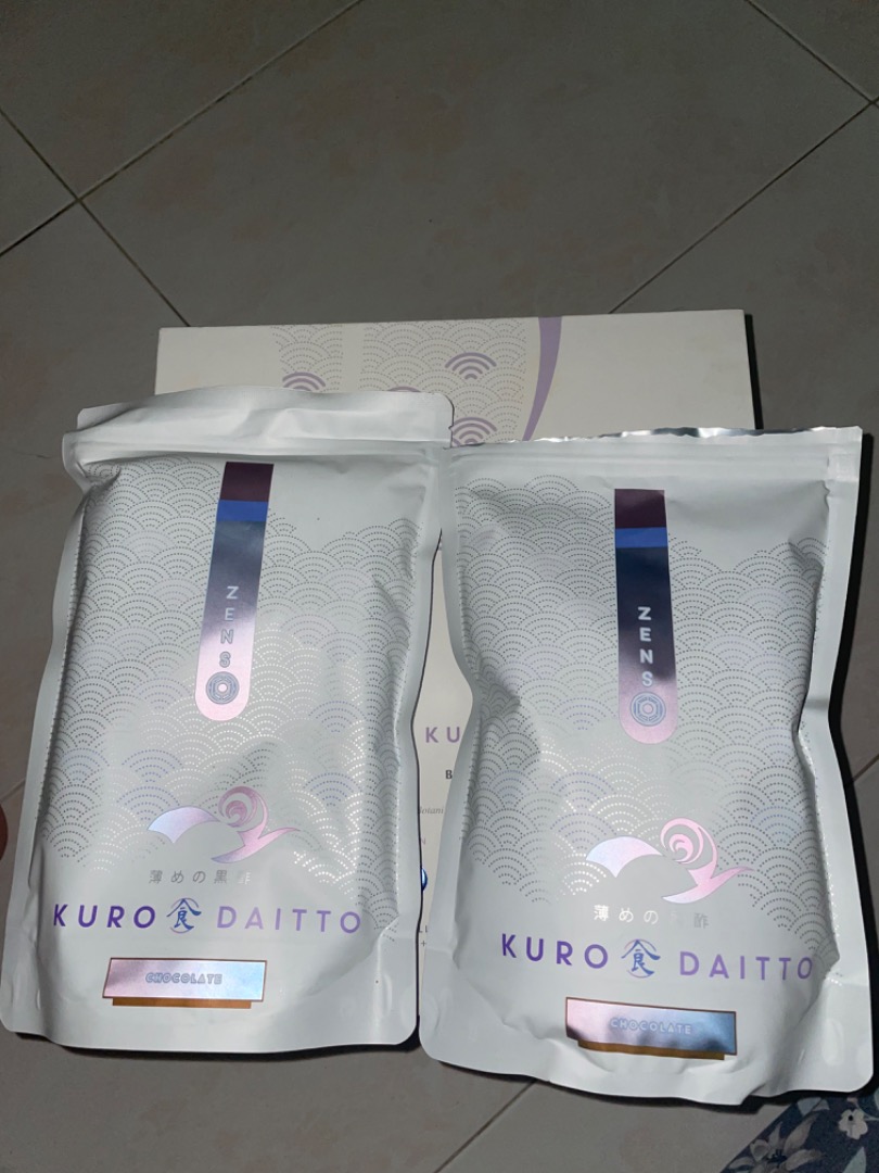 Zenso Kuro Daitto Replacement Meal Chocolate, Health & Nutrition ...