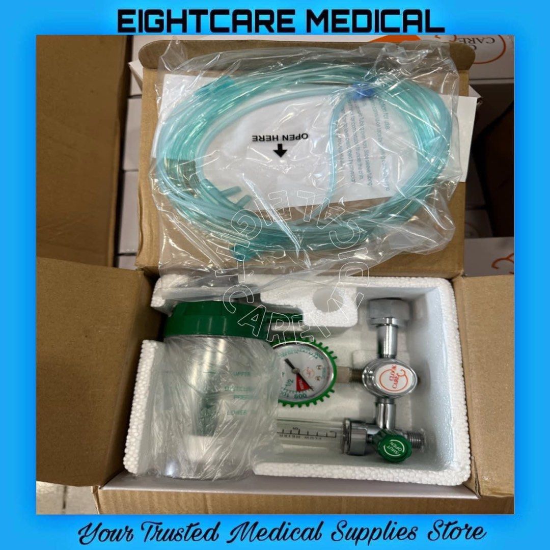 10Lbs Oxygen Tank with Oxygen Regulator, Health & Nutrition, Medical ...