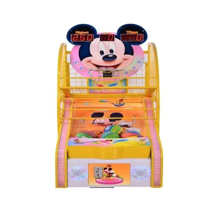 2 Player Coin Operated Arcade Kids Mickeys Basketball Machine, Hobbies ...