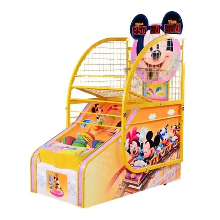 2 Player Coin Operated Arcade Kids Mickeys Basketball Machine, Hobbies ...