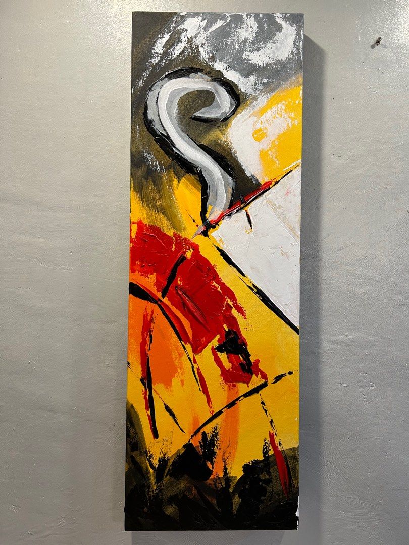 4 Panel Abstract Paintings, Hobbies & Toys, Stationary & Craft, Art ...