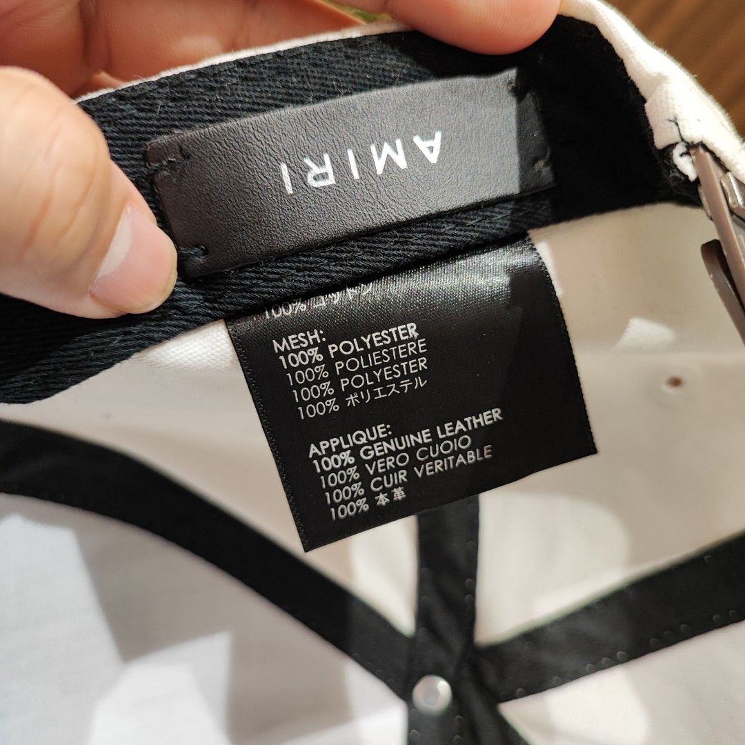 5 panel A frame Amiri logo by Amiri, Men's Fashion, Watches ...