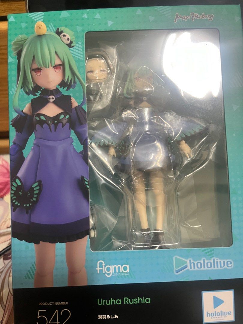 正版 全新 542 figma 潤羽露西婭 hololive 可動 Max Factory 模型 玩具 vtuber 初號機, 書籍、休閒與 ...