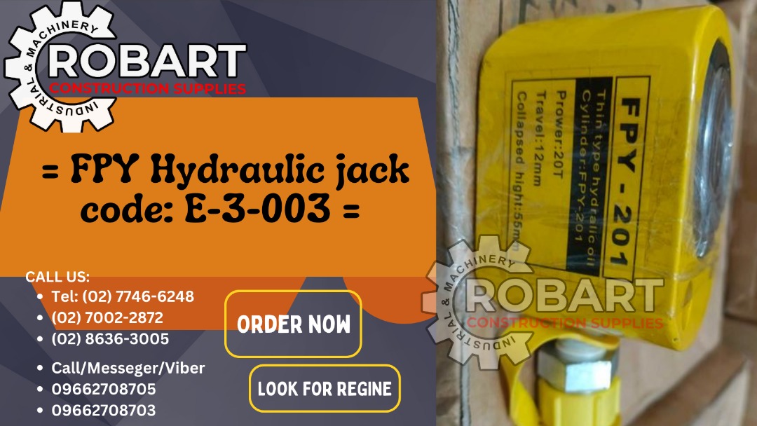 = FPY Hydraulic jack code: E-3-003 =, Commercial & Industrial ...