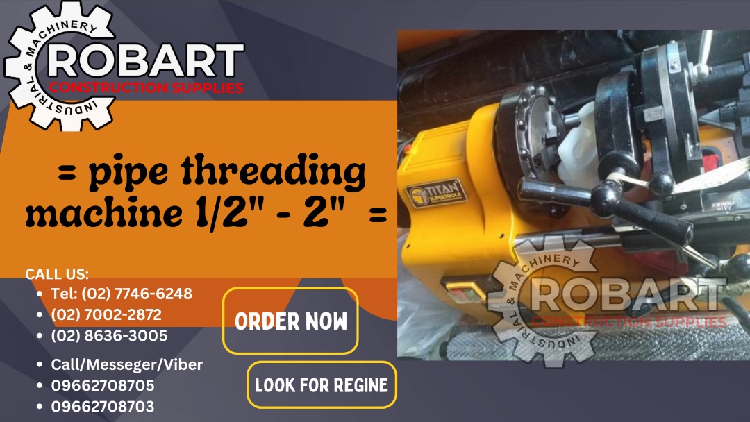 = pipe threading machine 1/2" - 2" =, Commercial & Industrial ...