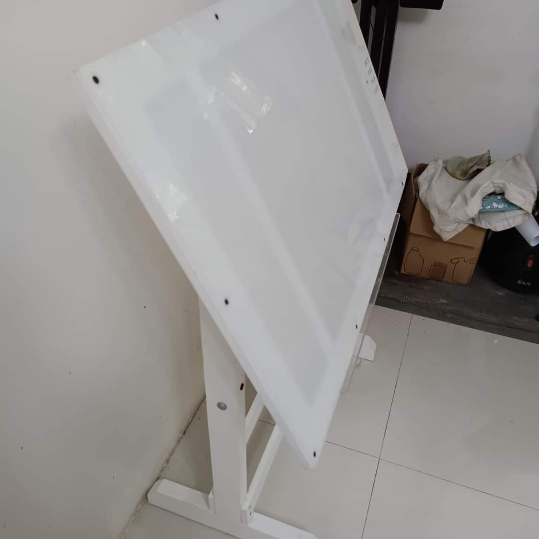 Acrylic Drafting Table with LED and Organizer, Hobbies & Toys ...