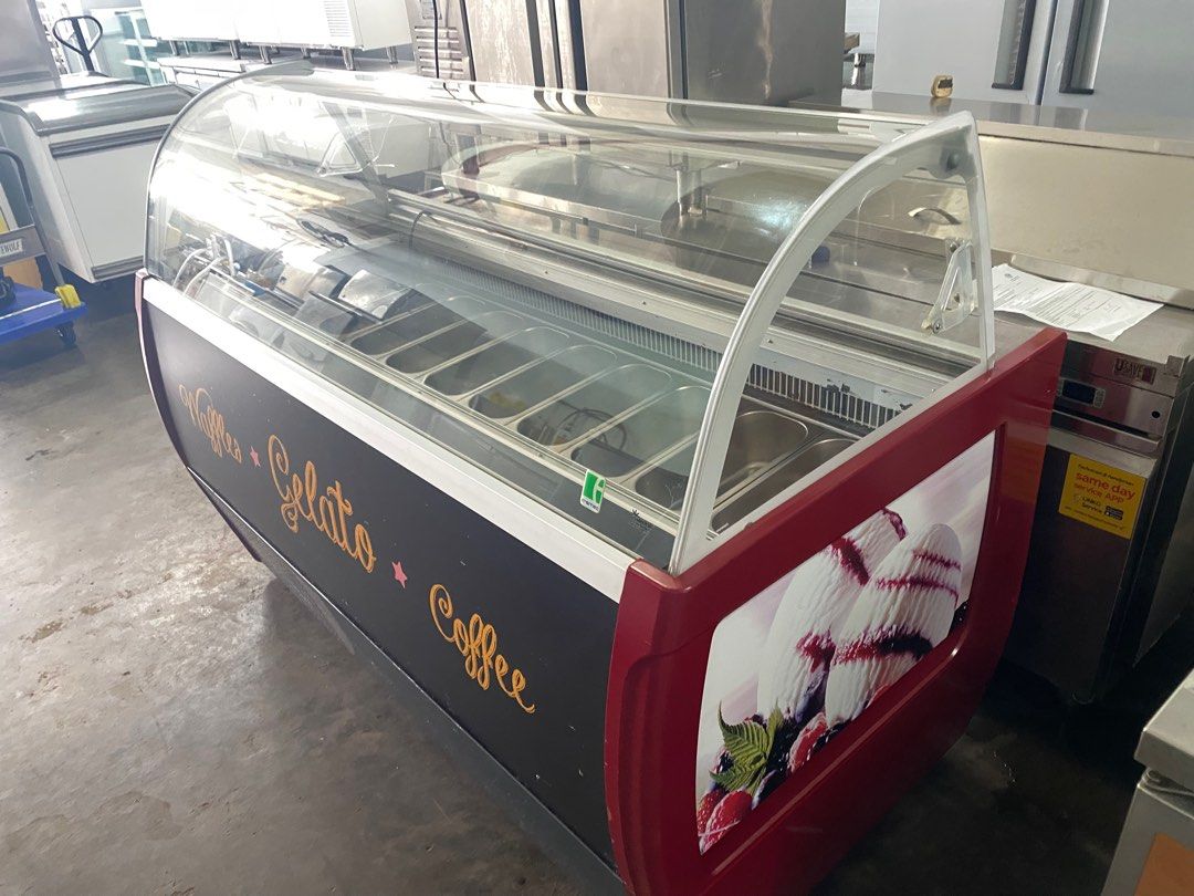 Almost new ice cream display freezer. Gelato freezer. Italy brand ...