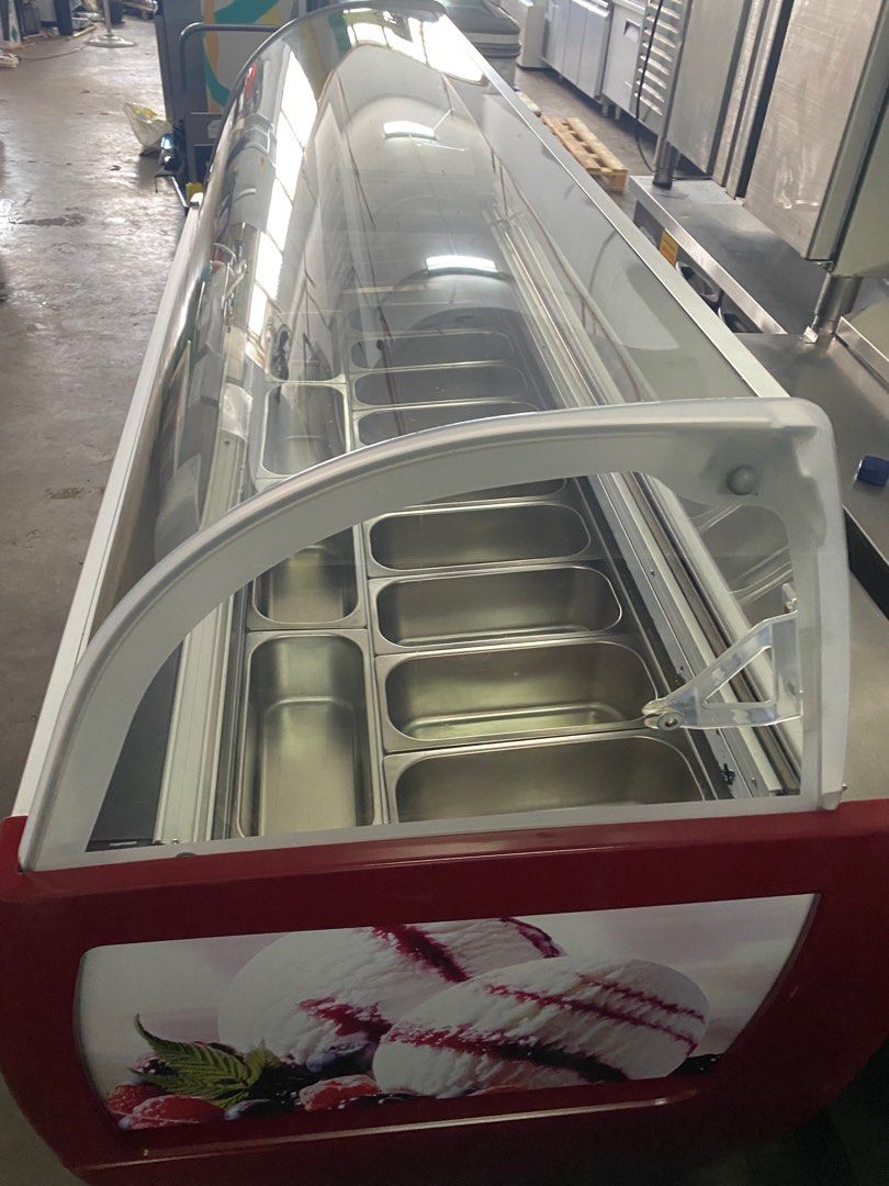 Almost new ice cream display freezer. Gelato freezer. Italy brand ...