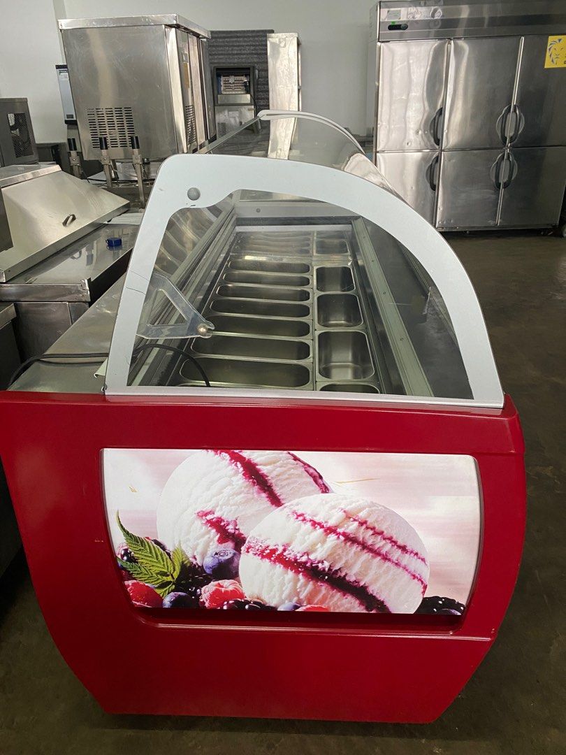 Almost new ice cream display freezer. Gelato freezer. Italy brand ...