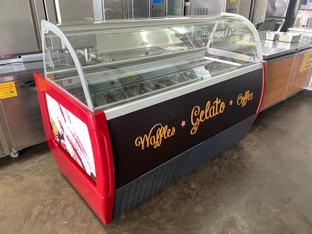 Almost new ice cream display freezer. Gelato freezer. Italy brand ...