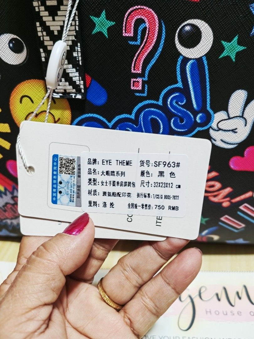 Authentic Eye Theme, Luxury, Bags & Wallets on Carousell