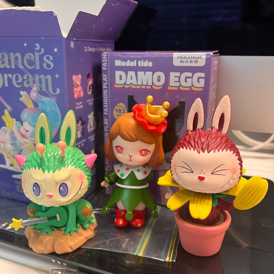 Authentic popmart figures, Hobbies & Toys, Toys & Games on Carousell