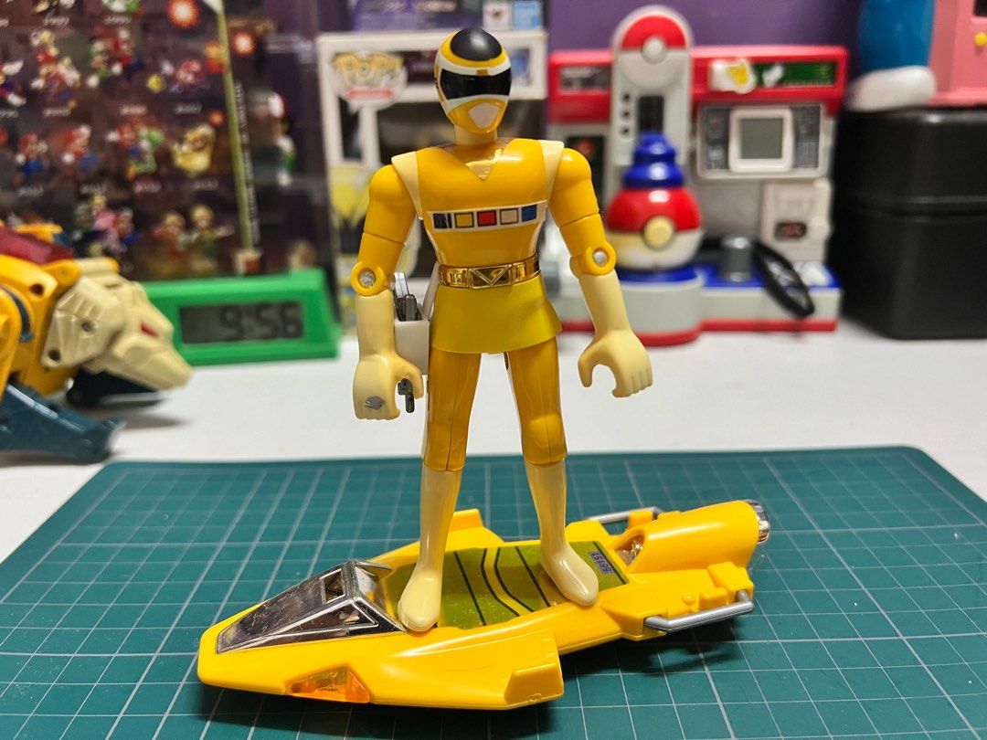 BANDAI 1997 Super Sentai Megaranger Cyber Slider Series 4 Mega Yellow ...