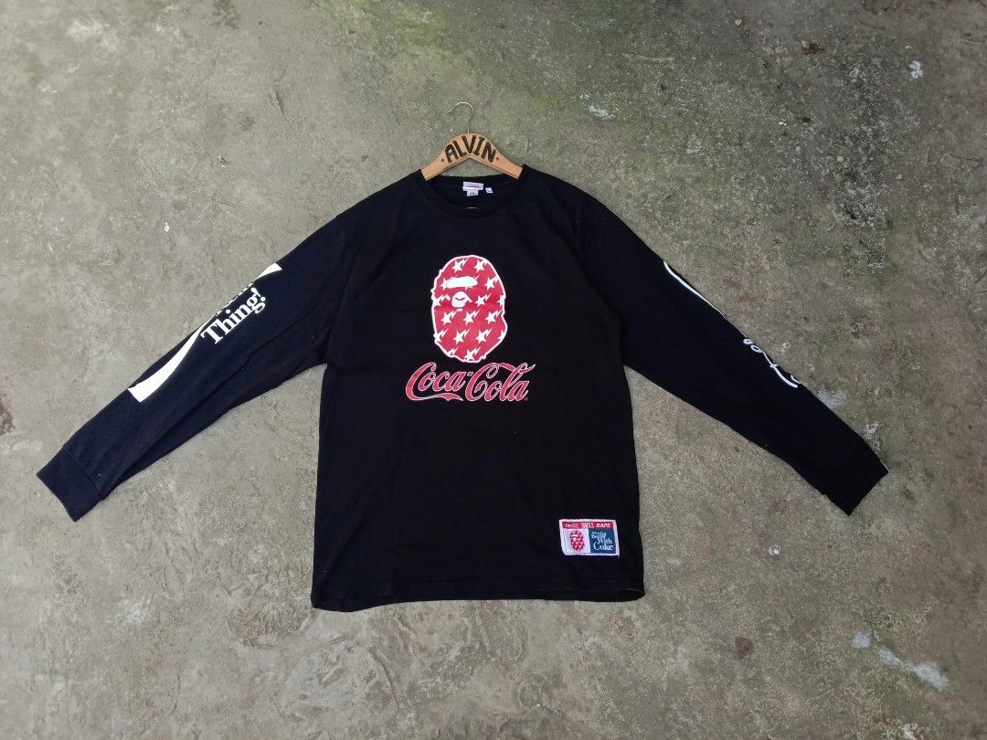 BAPE X COCA COLA, Men's Fashion, Tops & Sets, Hoodies on Carousell