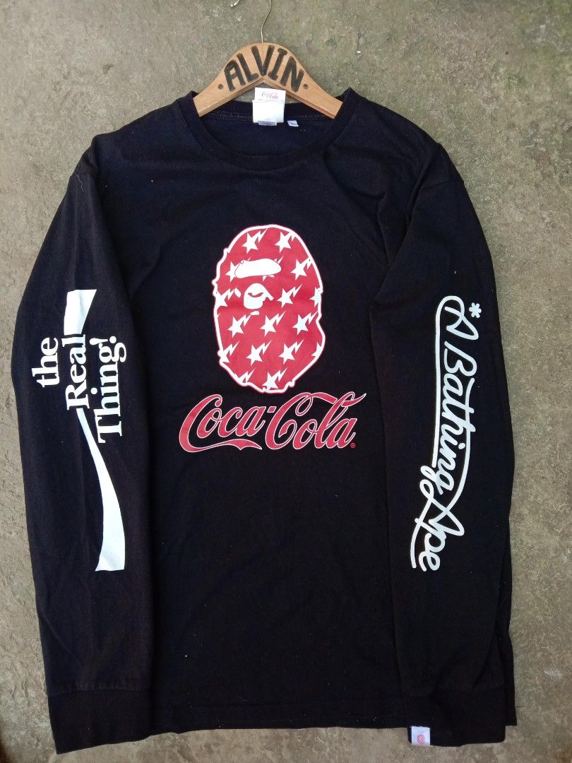 BAPE X COCA COLA, Men's Fashion, Tops & Sets, Hoodies on Carousell
