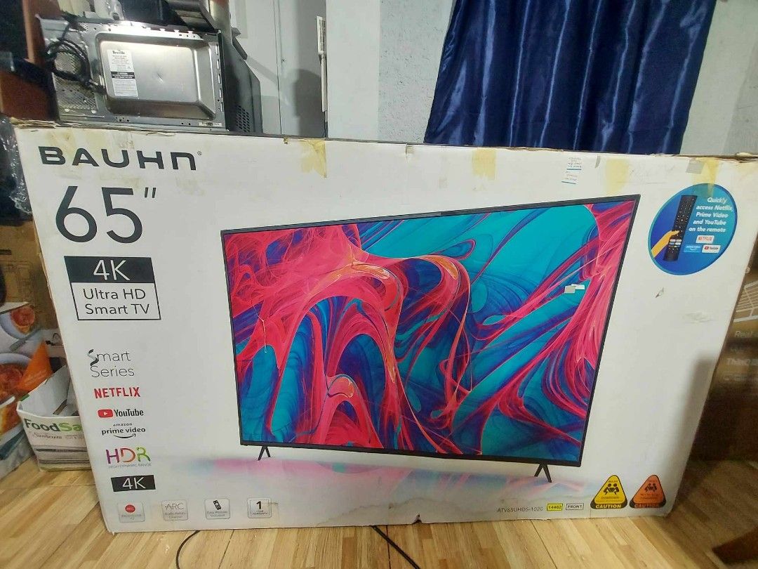 Bauhn 65inches 4k UHD Smart Tv, TV & Home Appliances, TV ...