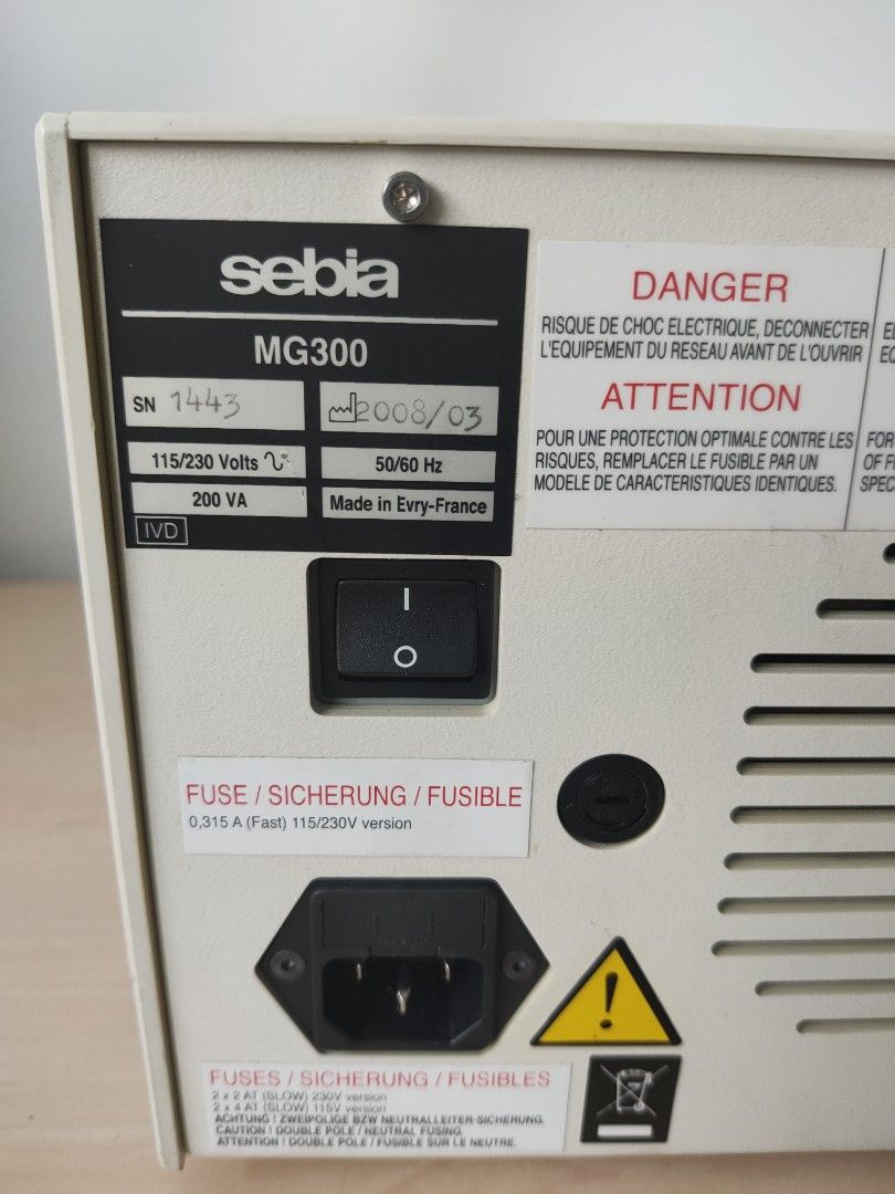 Bioer Genetouch PCR Eppendorf Thermomixer Sebia Power Supply for sale ...