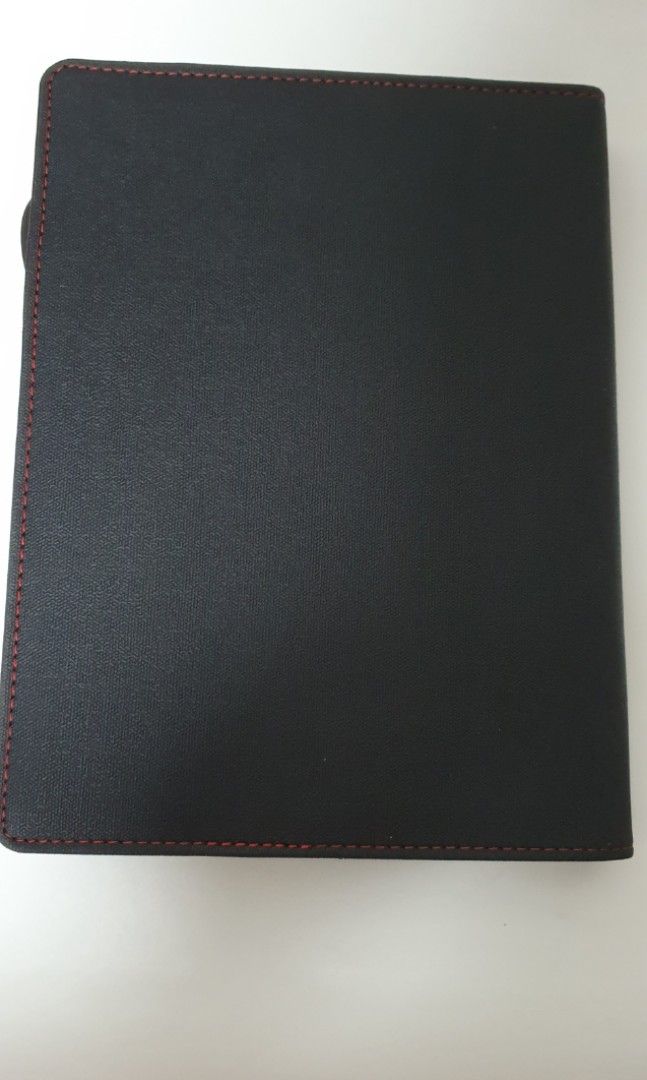 Black hard cover diary with pen and box, Hobbies & Toys, Stationery ...