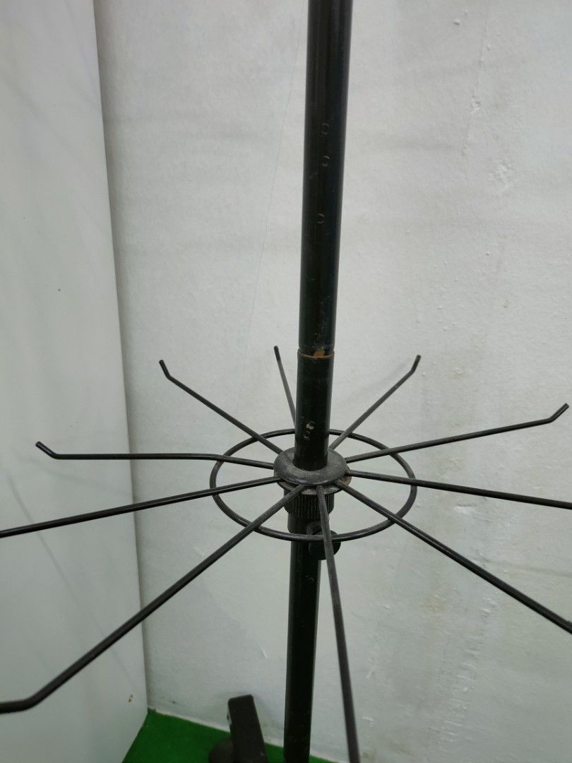 Black Rotation Rack Display Rack, Furniture & Home Living, Furniture ...