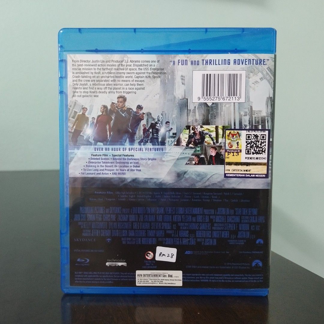 (Blu-ray) STAR TREK BEYOND, Hobbies & Toys, Music & Media, CDs & DVDs ...