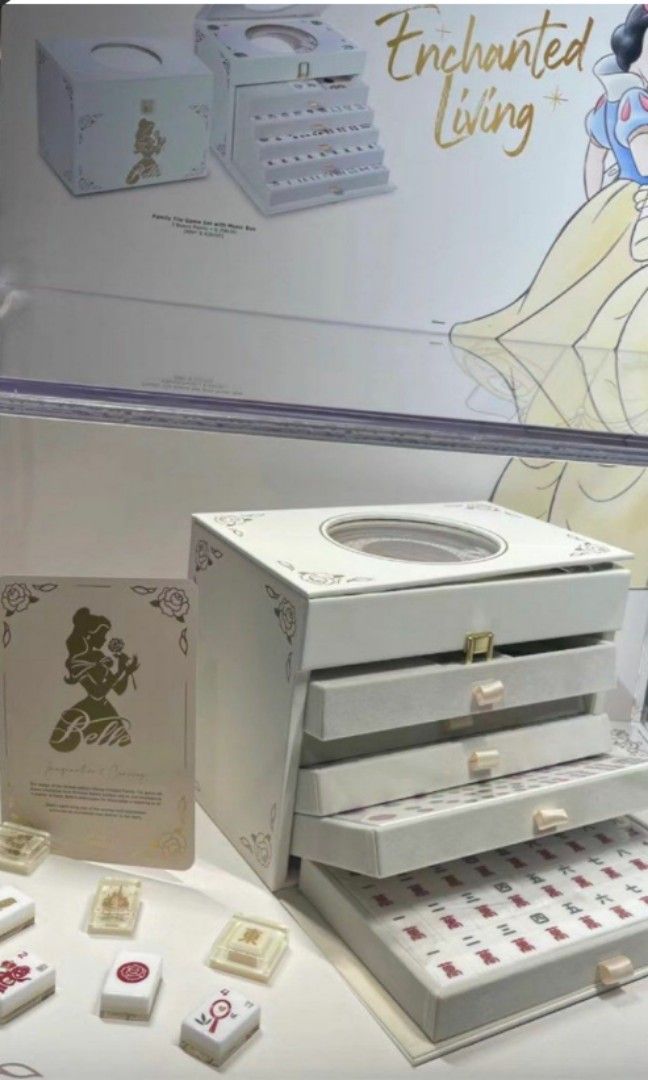 BNIB Disney Princess Mahjong Set, Hobbies & Toys, Toys & Games on Carousell