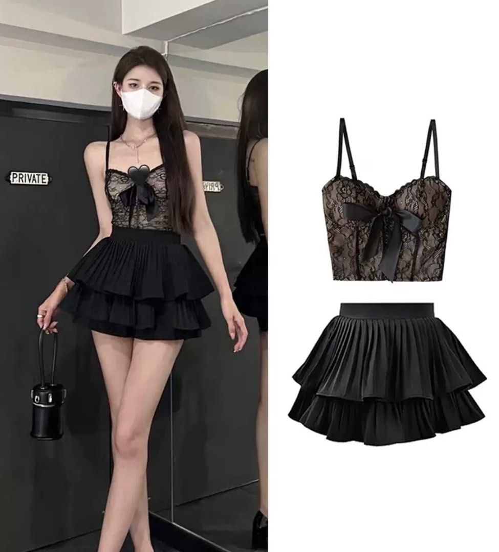 BNWT RIBBON TOP & BOTTOM SET, Women's Fashion, Dresses & Sets, Sets or ...