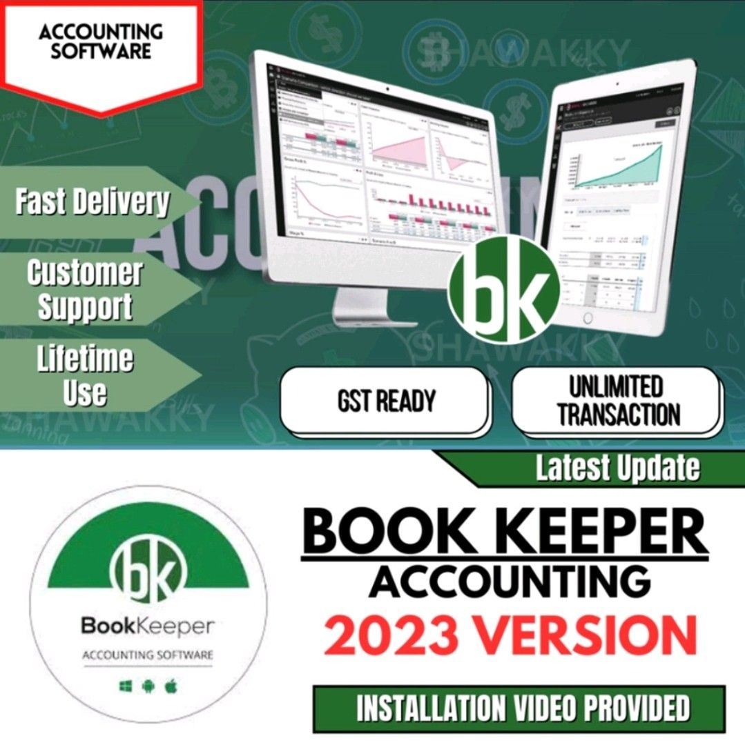 Book Keeper 7 2023 Version | Business Accounting Software | Full ...