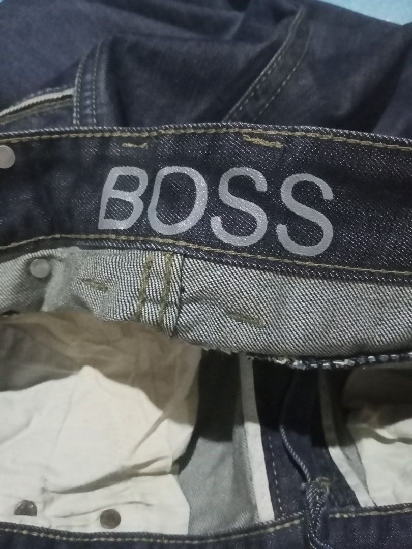 BOSS HUGO BOSS MENS DENIM JEANS, Men's Fashion, Bottoms, Jeans on Carousell