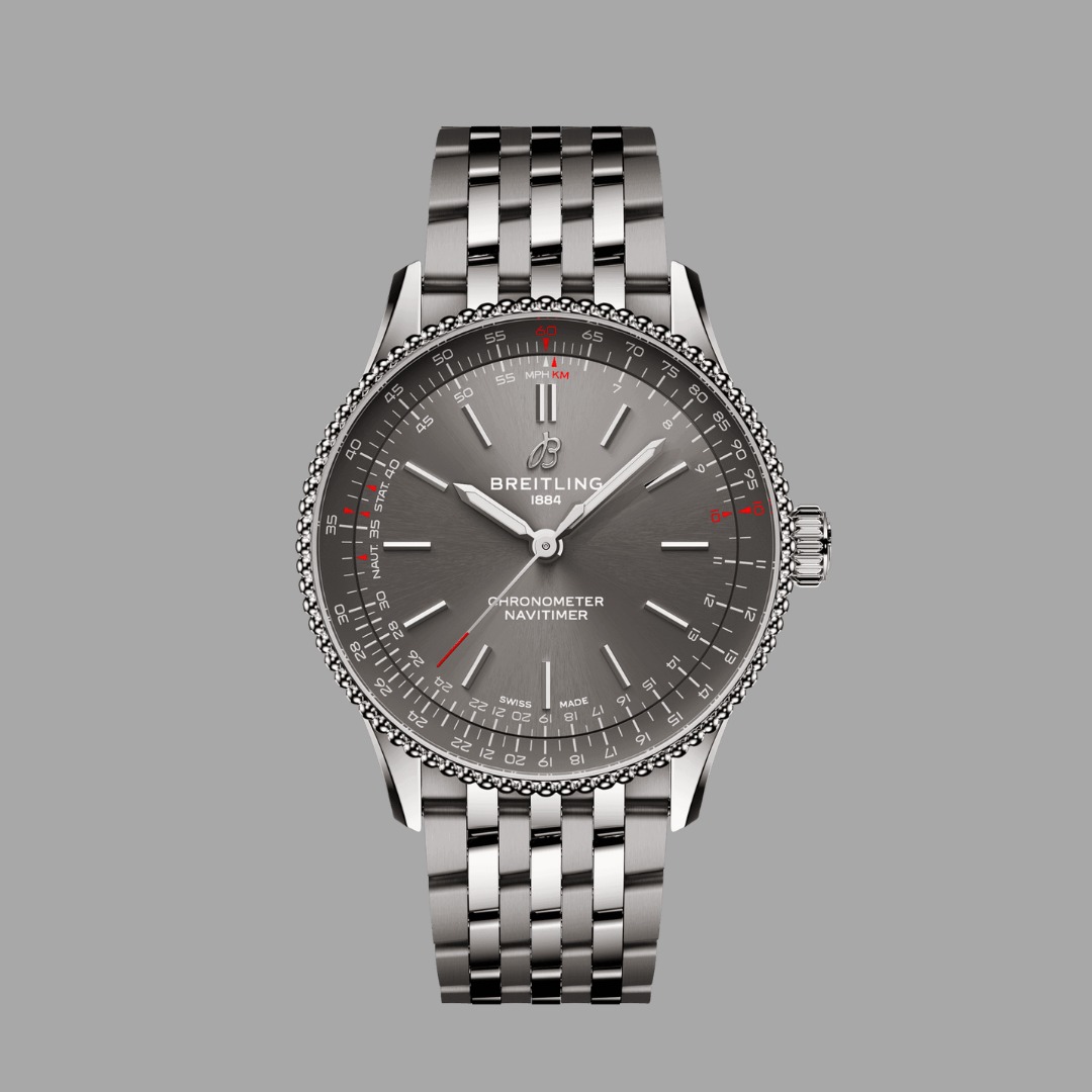 Breitling Navitimer Automatic 36mm Green, Biege and Grey dial on ...