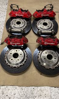 Brembo brake kit 4 pot F50, Car Accessories, Tyres & Rims on Carousell