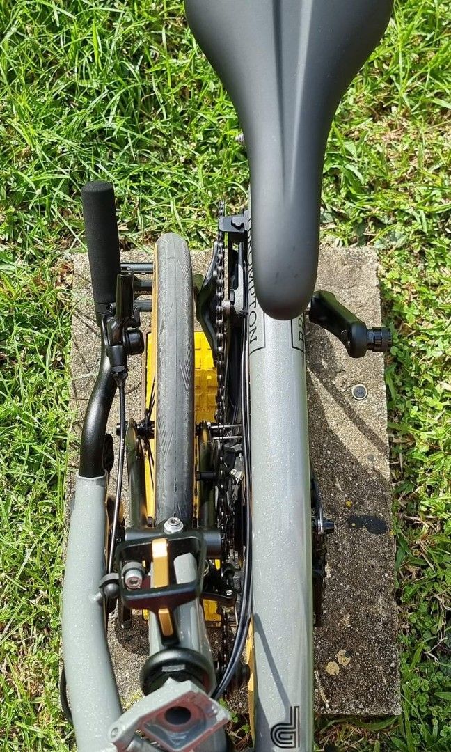 BROMPTON P-LINE STORM GREY M BAR, Sports Equipment, Bicycles & Parts ...