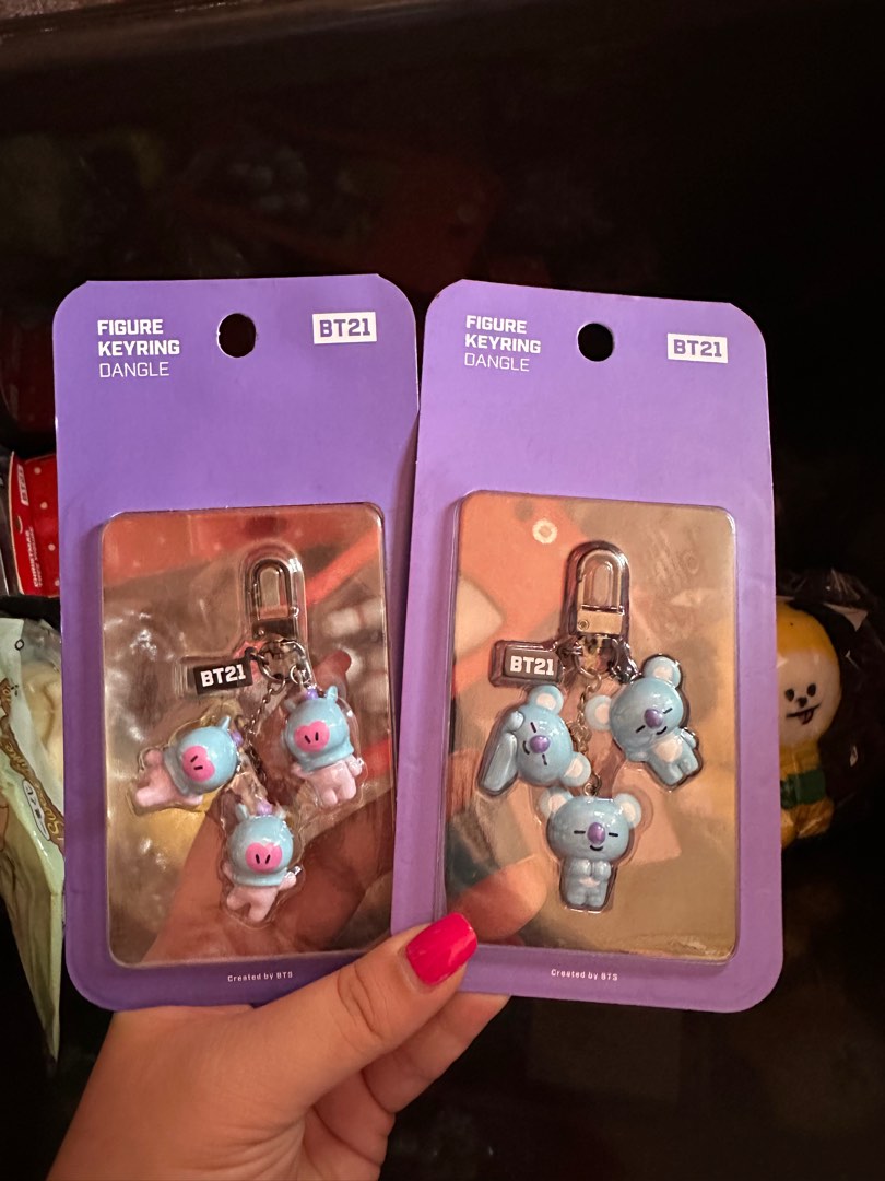BT21 FIGURE KEYRING DANGLE OFFICIAL, Hobbies & Toys, Memorabilia & Collectibles, K-Wave on Carousell